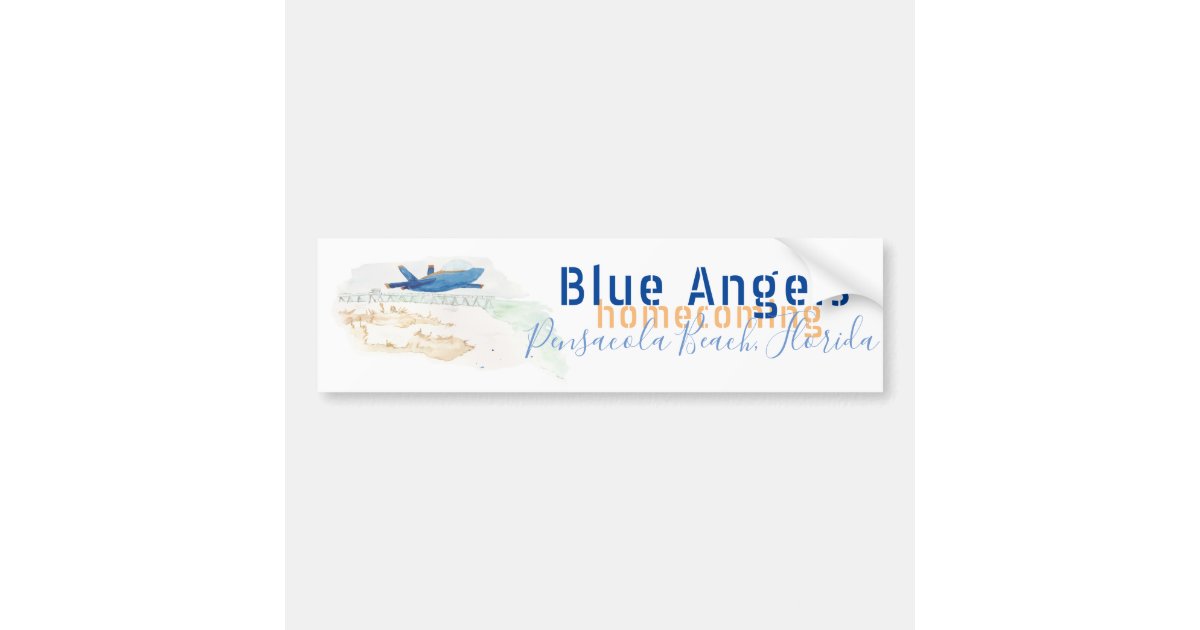 Blue Angels bumper sticker | Zazzle