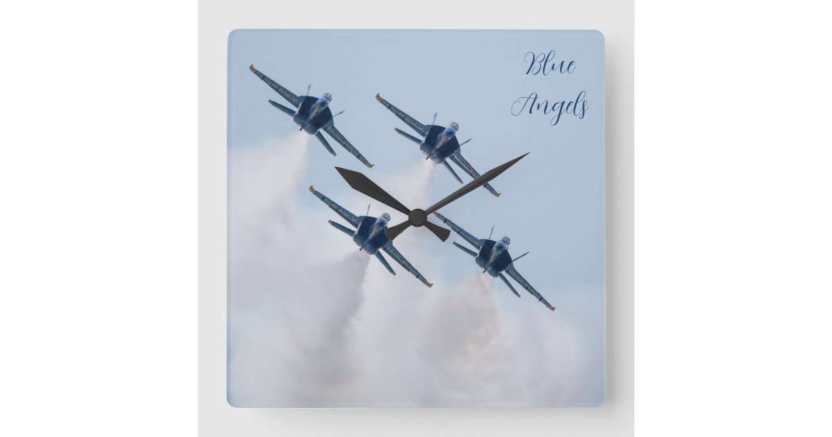 Blue Angels Clock | Zazzle