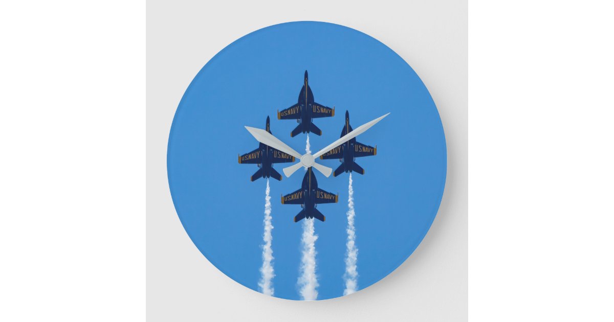 Blue Angels Clock | Zazzle