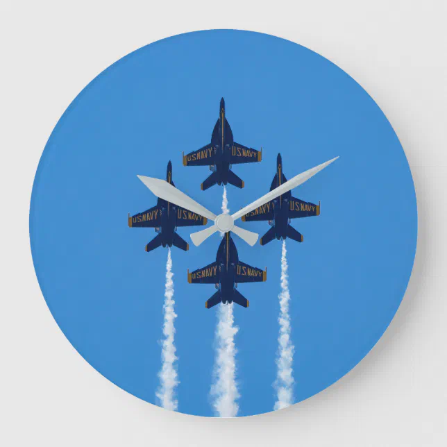 Blue Angels Clock | Zazzle
