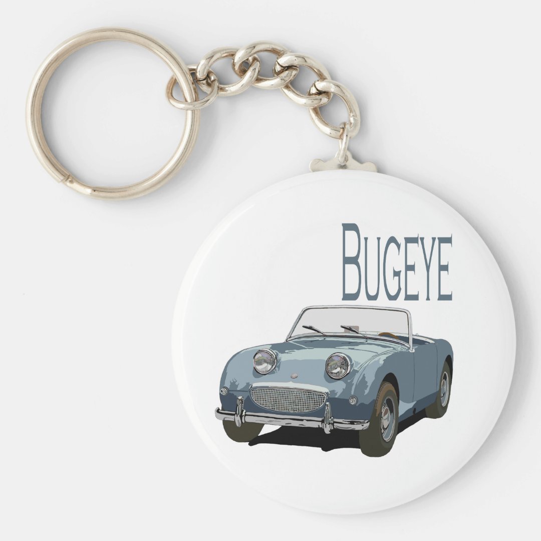 Blue Austin Healey Sprite Keychain | Zazzle