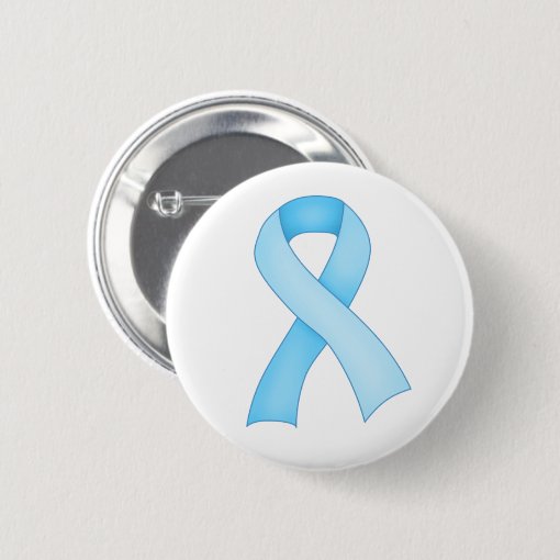 Blue Awareness Ribbon Button 0001 | Zazzle