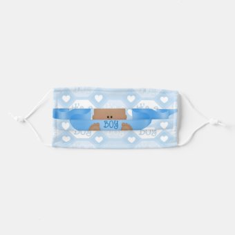 Blue Baby Boy Face Mask | Zazzle