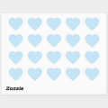Blue Baby Boy Script Baby Script Heart Sticker | Zazzle