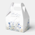 Blue Baby In Bloom Wildflower Baby Shower Gable Favor Boxes | Zazzle