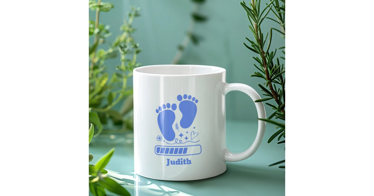 Blue Baby Loading Coffee Mug | Zazzle