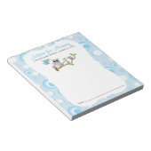 Blue Baby Owl | Baby Shower- Advice Notepad | Zazzle