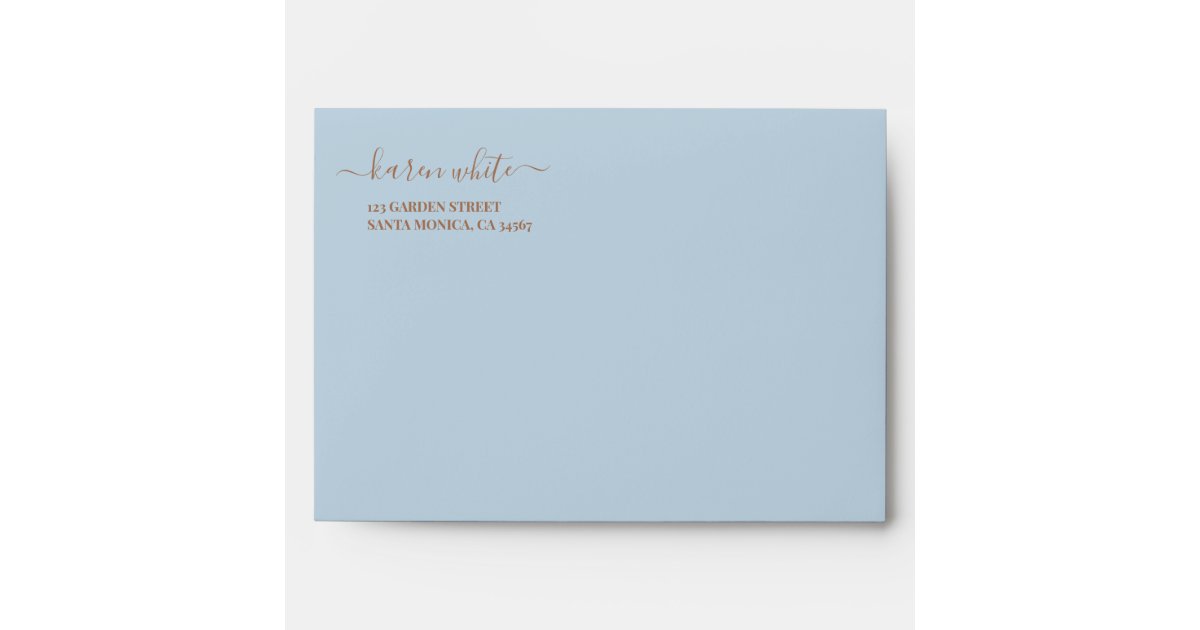 Blue Baby Shower Boy Envelope | Zazzle