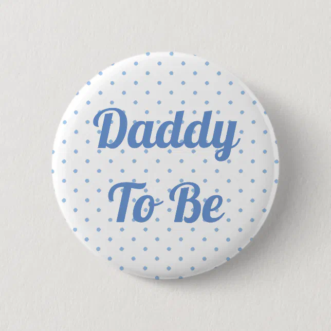 Blue Baby Shower Pin for the Daddy to be | Zazzle
