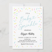Blue Baby Sprinkle Invitation | Zazzle