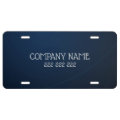 Blue Background License Plate | Zazzle