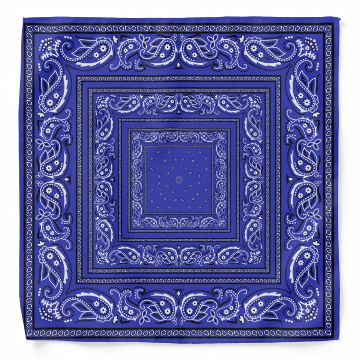 Blue Bandanarama Bandana | Zazzle.com