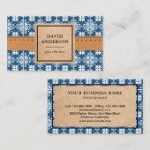 Blue Bathroom Kitchen Flooring Tiles Installer Business Card | Zazzle