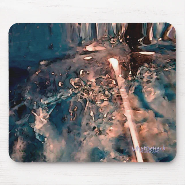 Blue Beam Mouse Pad | Zazzle