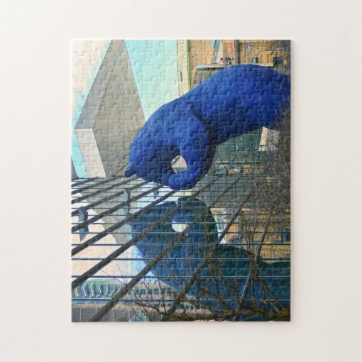 Blue Bear Monument Denver Jigsaw Puzzle | Zazzle