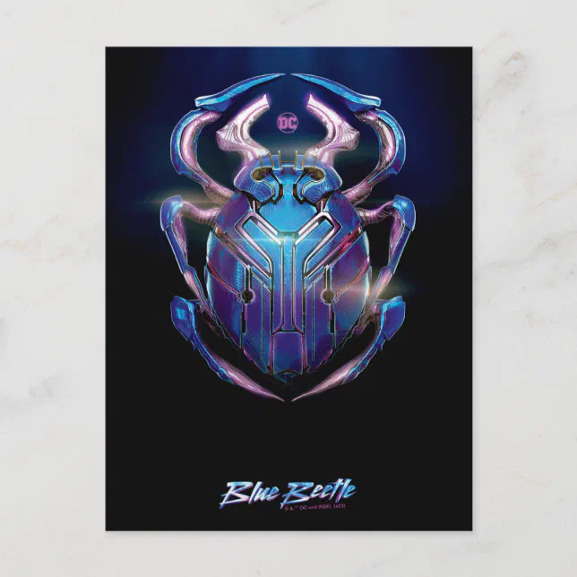 Blue Beetle Scarab Theatrical Poster Postcard | Zazzle