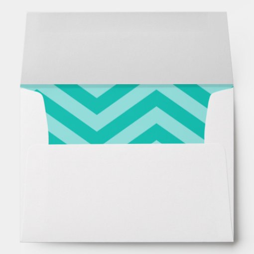 Blue Bicycle and Chevron Mailing Envelope | Zazzle