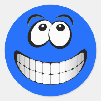 1,000+ Blue Smiley Face Stickers and Blue Smiley Face Sticker Designs ...