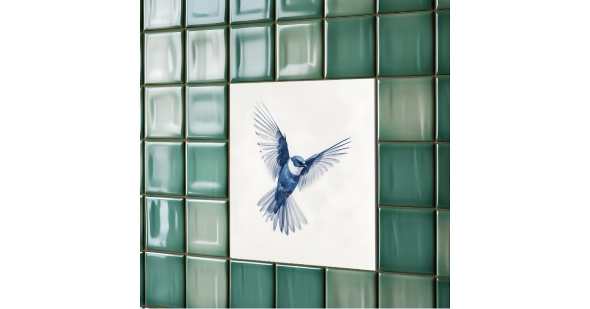 Blue Bird - Ceramic Tile | Zazzle