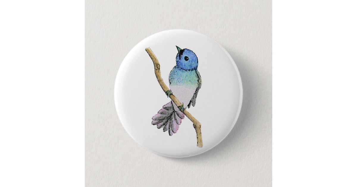 Blue Bird Pin | Zazzle