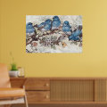 Blue Birds Poster | Zazzle