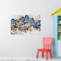 Blue Birds Poster | Zazzle