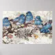 Blue Birds Poster | Zazzle