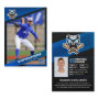 Baseball Trading Card, Baseball Player Card Gold | Zazzle
