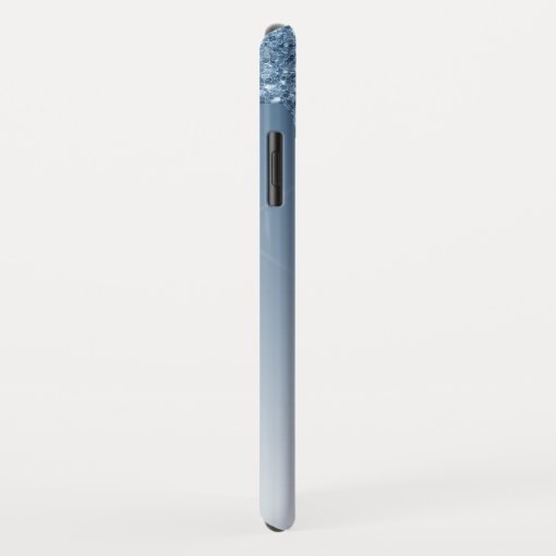 Blue Bling | Luxury Sparkle Glitter Monogram Case-Mate iPhone Case | Zazzle