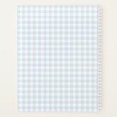 Blue Blue Gingham Custom Year Planner | Zazzle