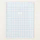 Blue Blue Gingham Custom Year Planner | Zazzle
