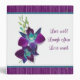 Blue Bom Dendrobium Orchid Recipe Binder | Zazzle