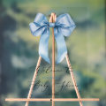Blue Bow oh Boy Baby shower Welcome Acrylic Sign | Zazzle