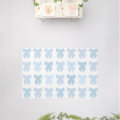 Blue Bows Rug | Zazzle