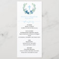 Blue Boy Baptism Menu | Zazzle