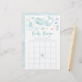 Blue Boy Under The Sea Baby Shower Bingo Game | Zazzle