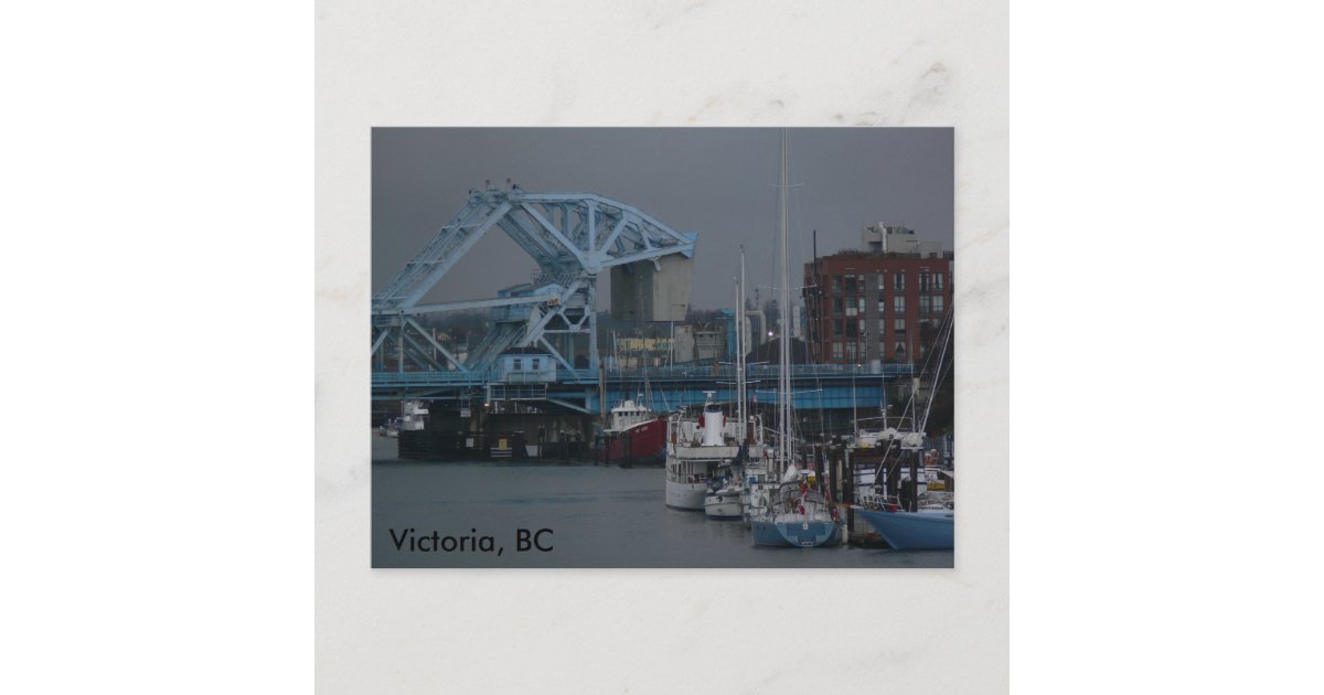 Blue Bridge Victoria, BC Postcard | Zazzle