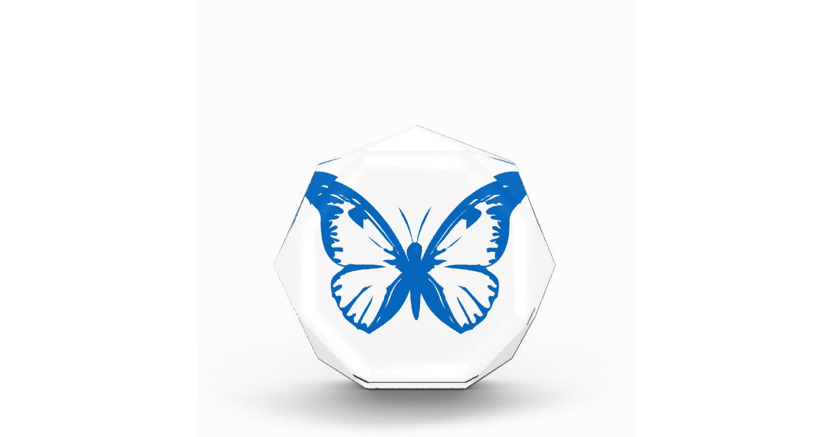 Blue Butterfly Award | Zazzle