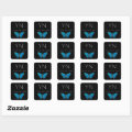 BLUE BUTTERFLY CUSTOM NAME STICKER | Zazzle