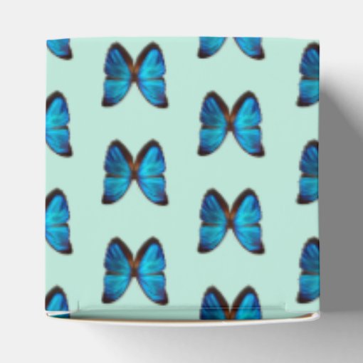 Blue Butterfly Favors Gift/Party Box | Zazzle
