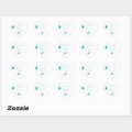 Blue Butterfly Product Label | Zazzle