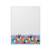 Blue candy border allsorts notepad | Zazzle