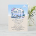 Blue Caravan Retirement Party Invitation | Zazzle