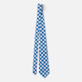 Blue Checkered Tie | Zazzle