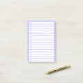 Blue Checklist Post-it Notes | Zazzle