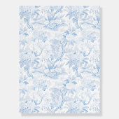 Blue chinoiserie floral wedding welcome sign | Zazzle