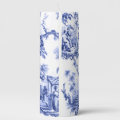 Blue Chinoiserie Toile PIllar Candle | Zazzle
