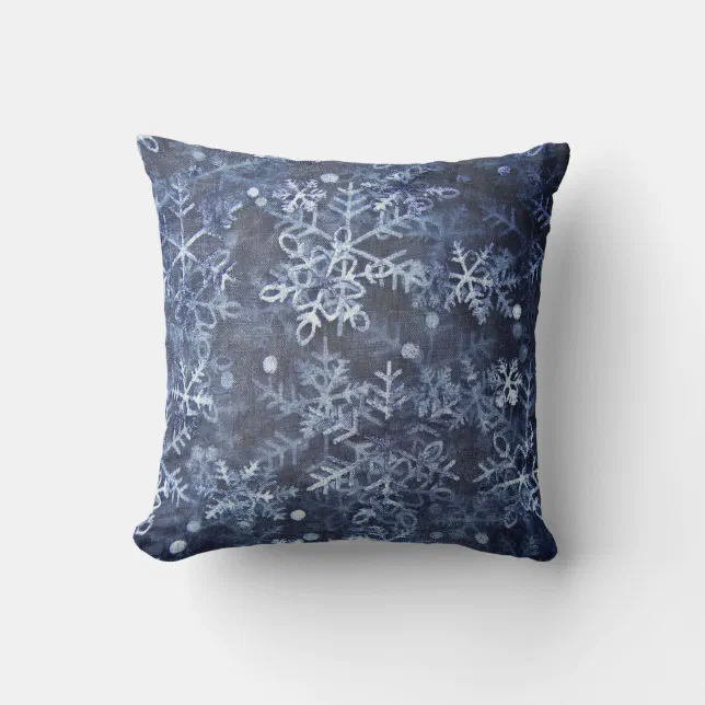blue Christmas American MoJo Pillow | Zazzle