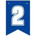 Blue Class of 2023 Graduate Photo Graduation Party Bunting Flags | Zazzle