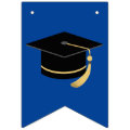 Blue Class of 2023 Graduate Photo Graduation Party Bunting Flags | Zazzle